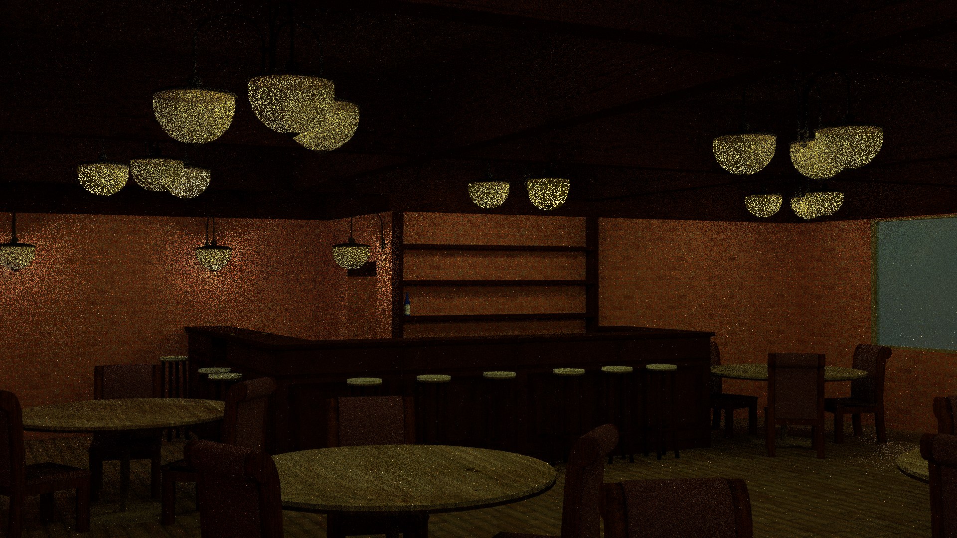 Pub Building Interior Exterior 3D Model - TurboSquid 1166721