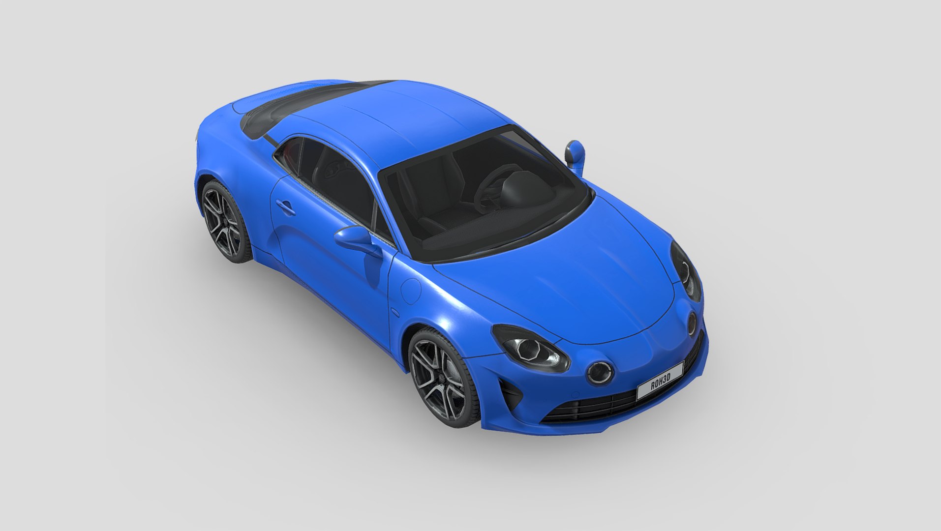 Renault Alpine A110 2018 3D Model - TurboSquid 2373093