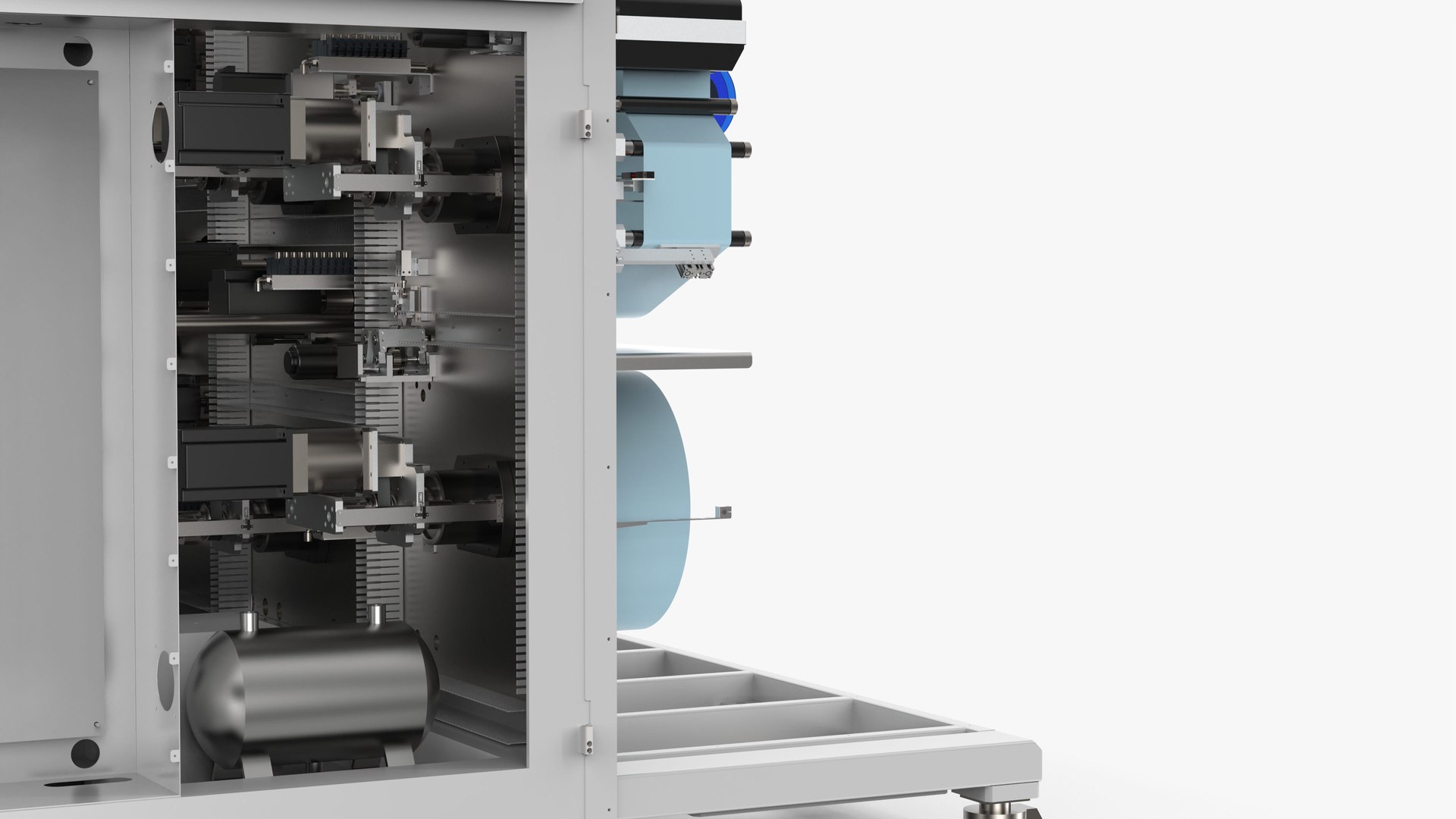 3D Automatic Lithium Battery Cell Winding Machine - TurboSquid 2422533