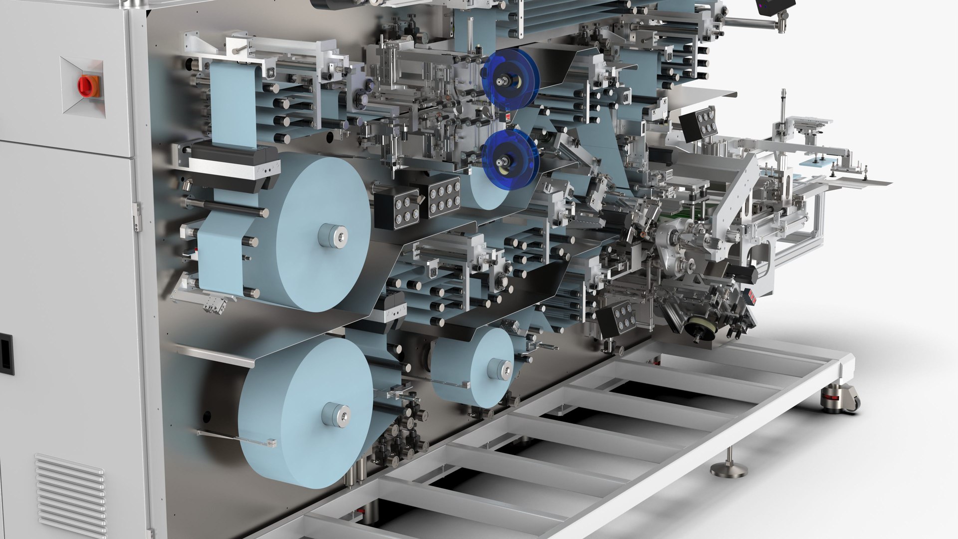 3D Automatic Lithium Battery Cell Winding Machine - TurboSquid 2422533