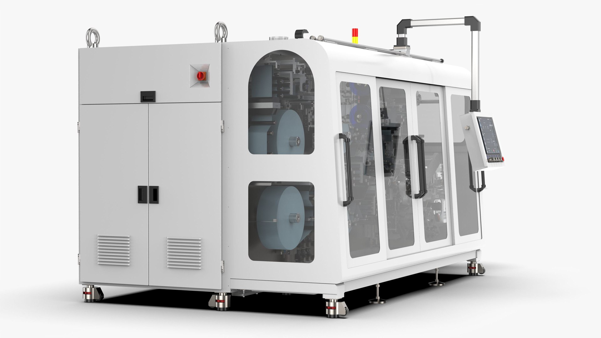 3D Automatic Lithium Battery Cell Winding Machine - TurboSquid 2422533