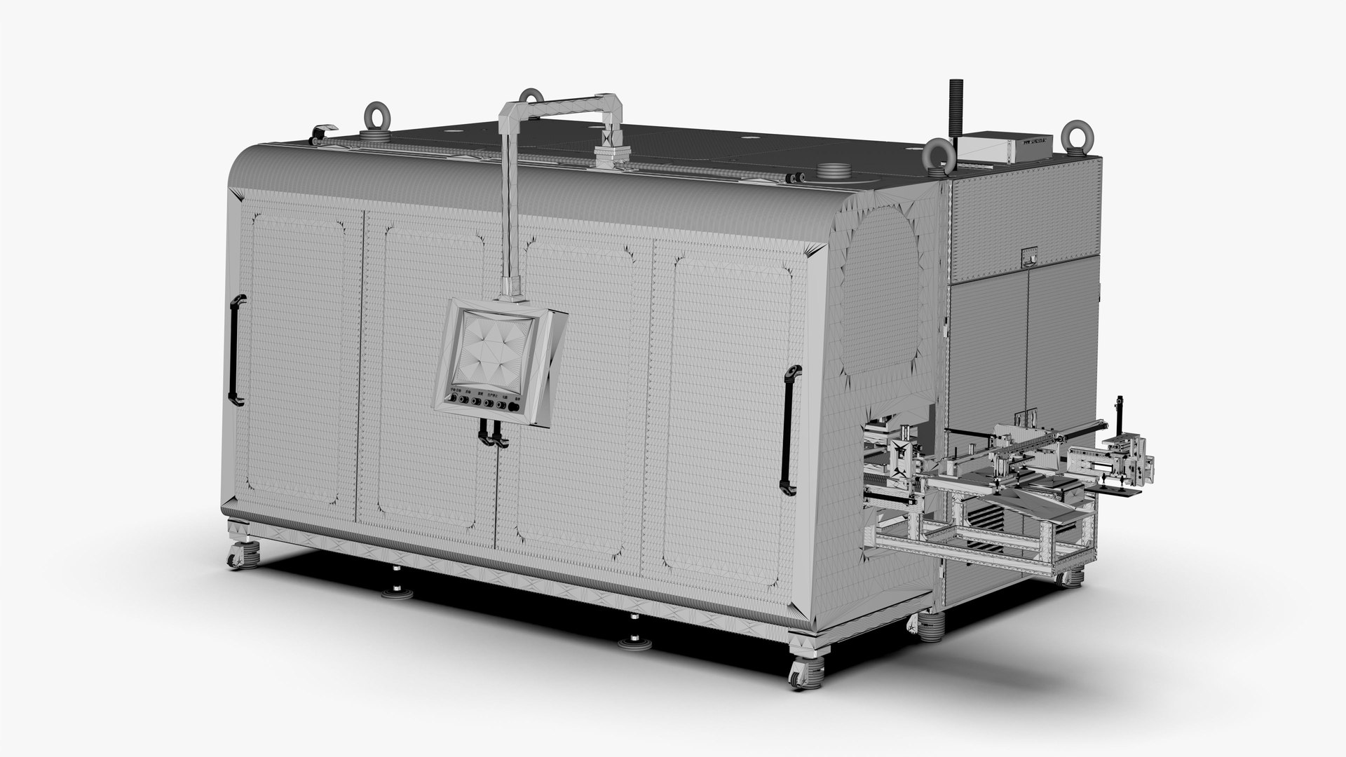 3D Automatic Lithium Battery Cell Winding Machine - TurboSquid 2422533