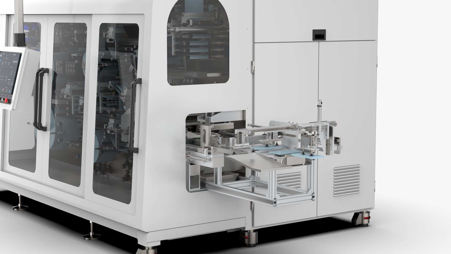 3D Automatic Lithium Battery Cell Winding Machine - TurboSquid 2422533