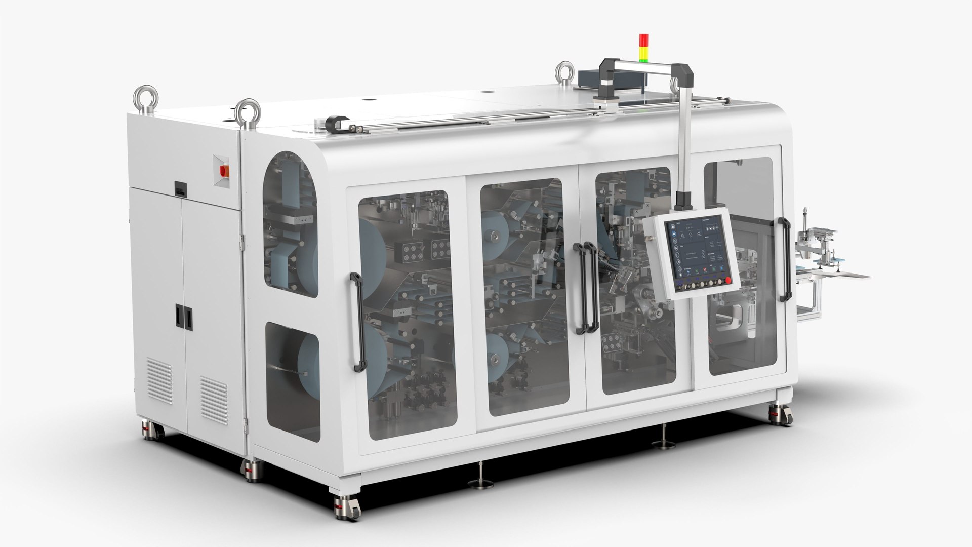 3D Automatic Lithium Battery Cell Winding Machine - TurboSquid 2422533