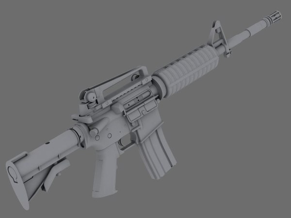 free m4a1 carbine 3d model