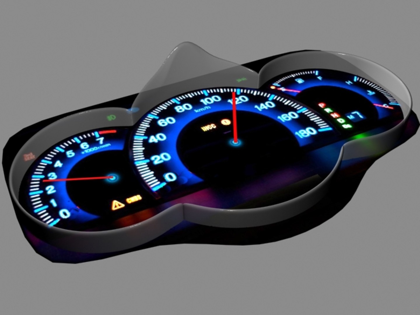 Car Dashboard 3d Model