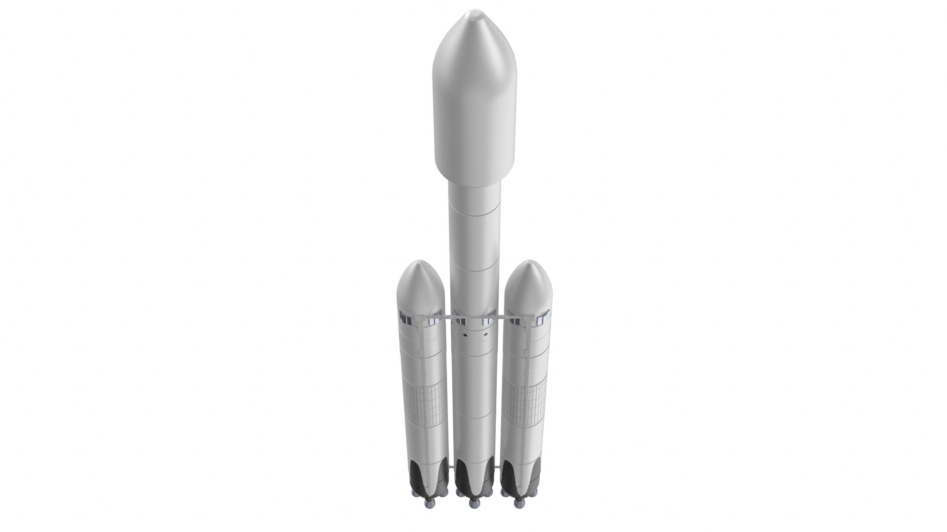 Falcon Heavy Space Rocket 3D Model - TurboSquid 2254637