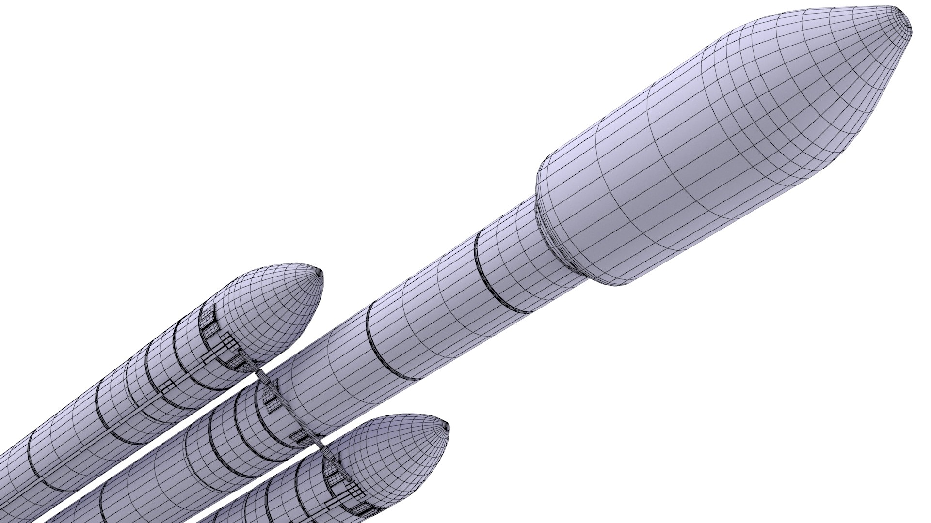 Falcon Heavy Space Rocket 3D Model - TurboSquid 2254637