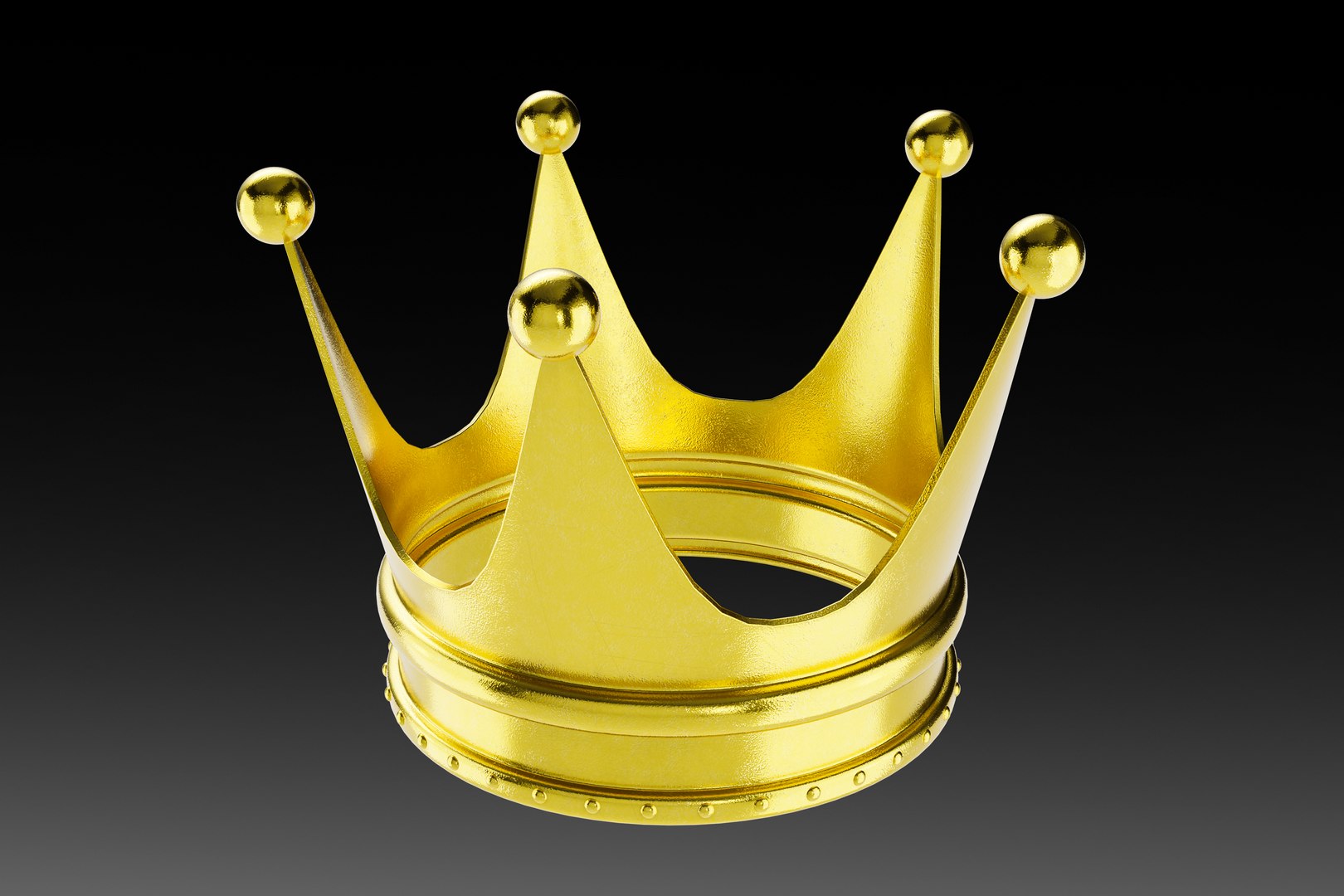 3D Gold Crown - TurboSquid 2243836