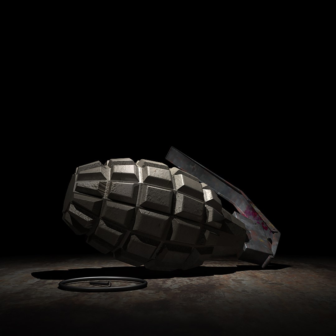 Hand Grenade 4k - 3d Model