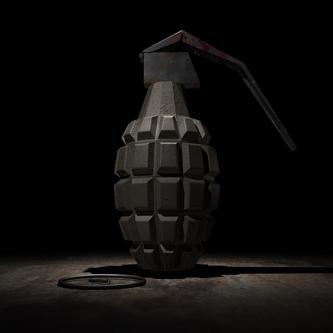 Hand Grenade 4k - 3d Model