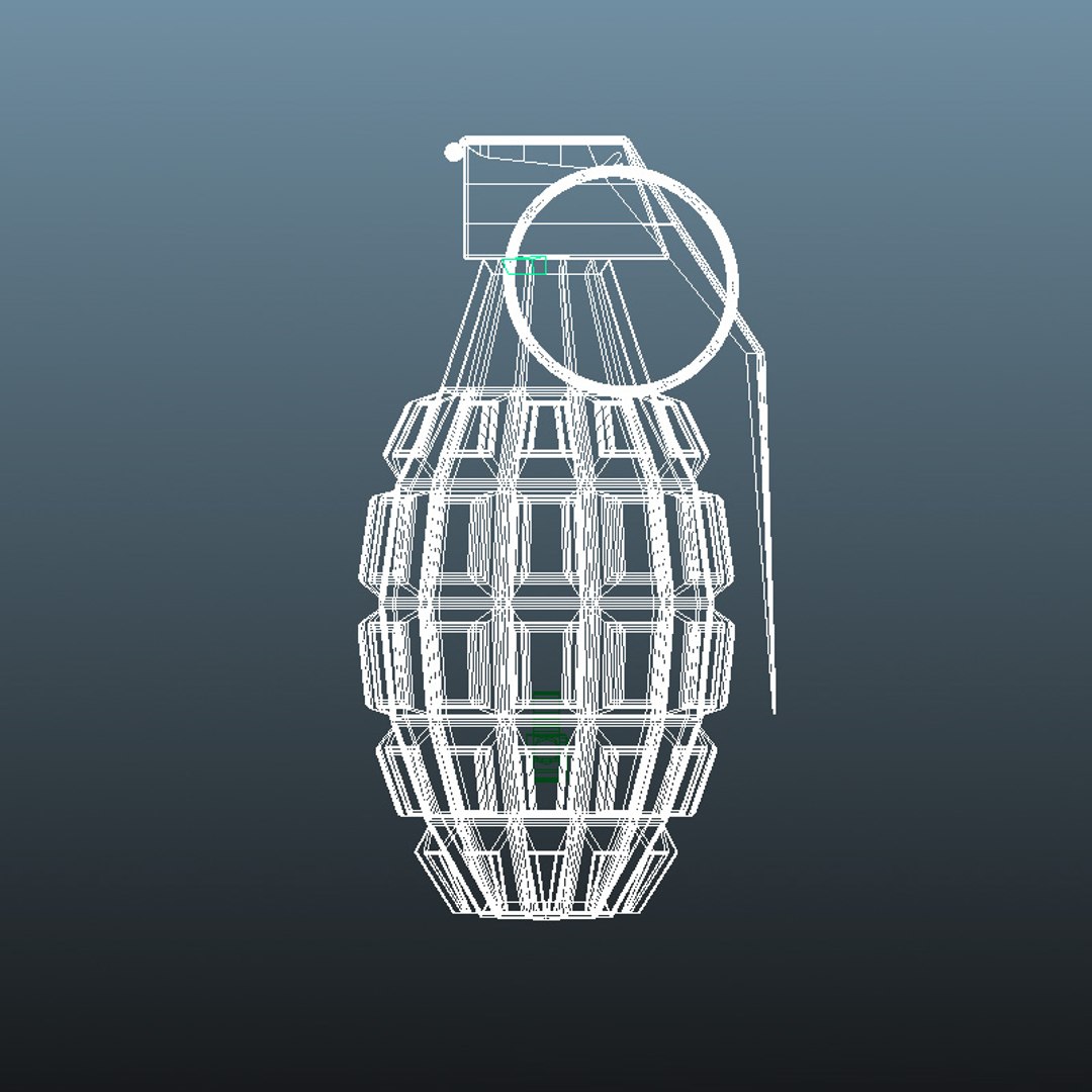 Hand Grenade 4k - 3d Model