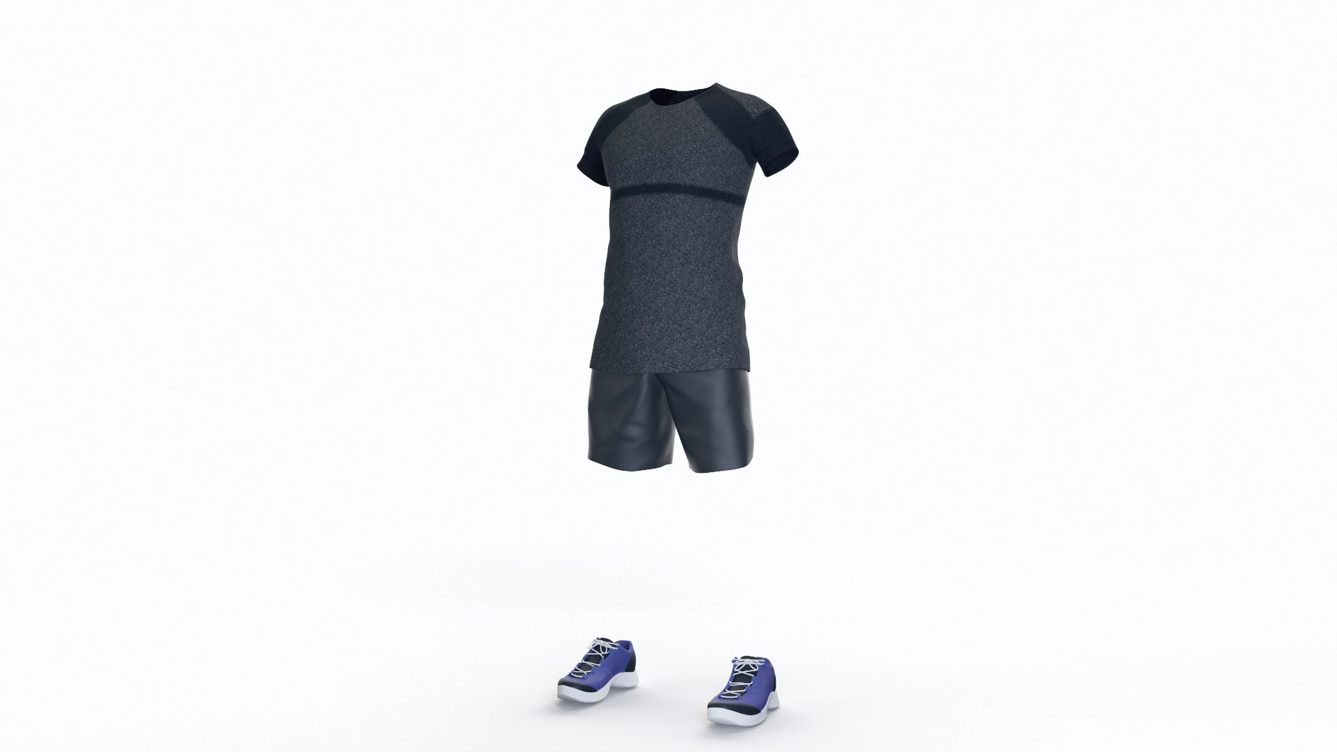 Workout Clothing Male 3D - TurboSquid 2174654
