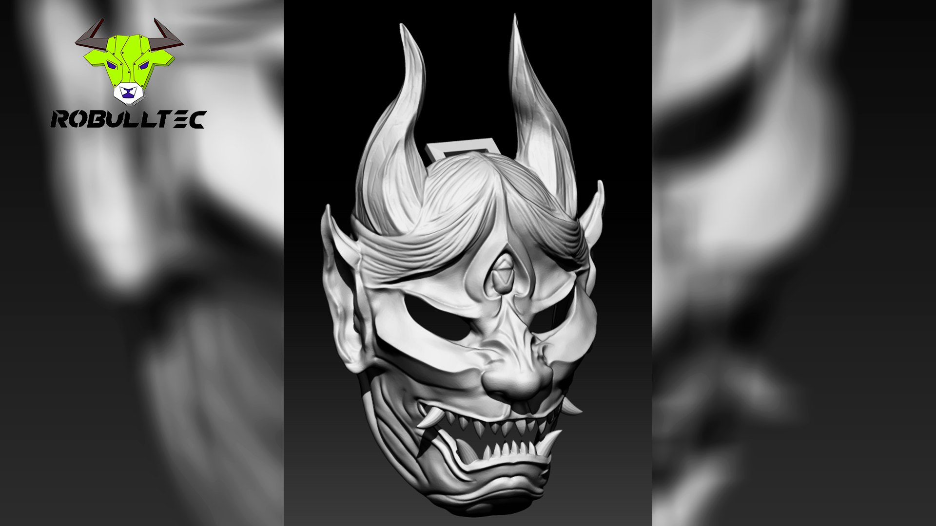 Oni Mask V2 3D - TurboSquid 2235290