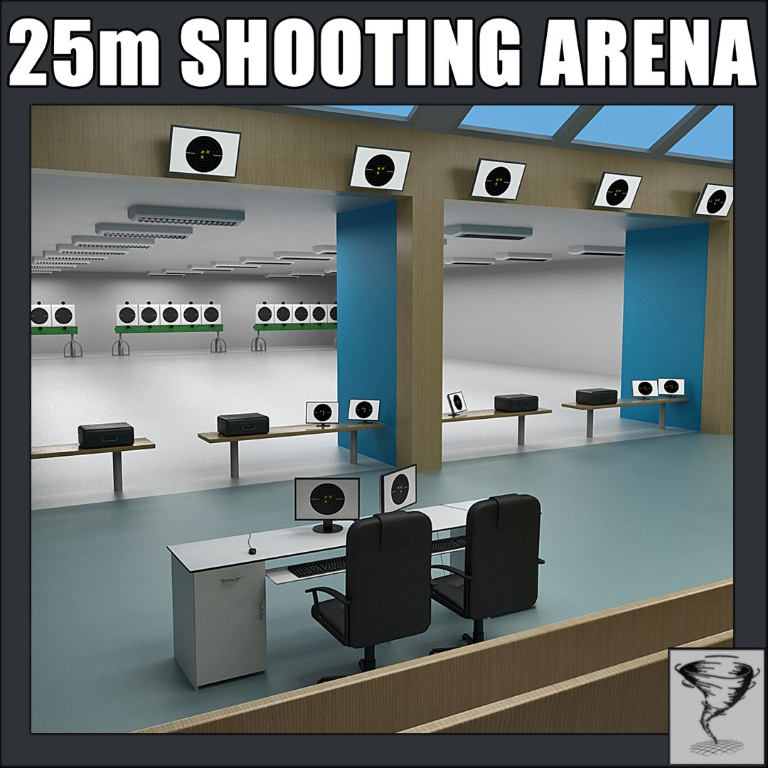 Olympic 25m Rapid Shooting Dxf