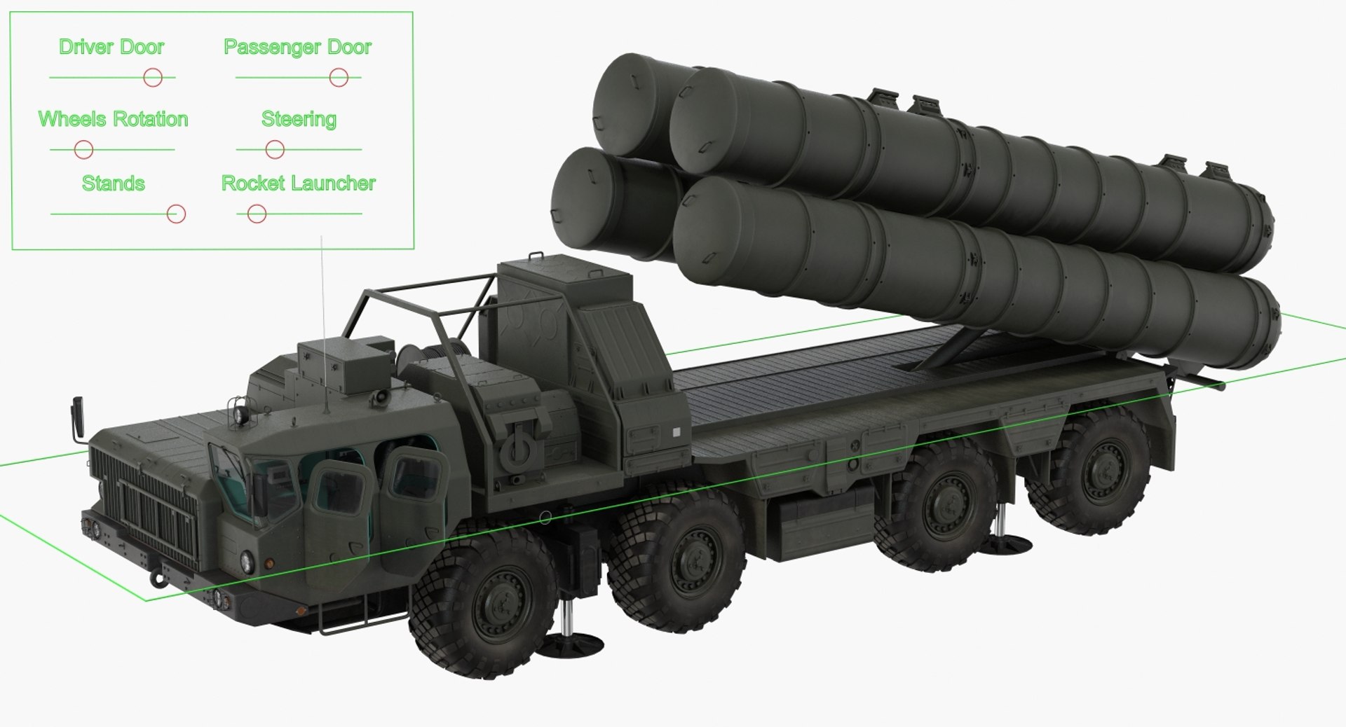 3D s-300 russian sam rigged - TurboSquid 1251980