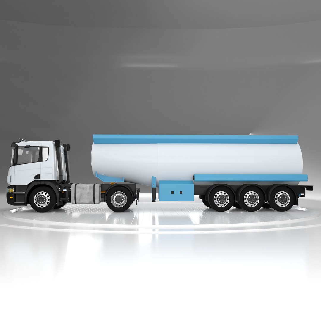 3D Oil Truck Model - TurboSquid 1731029