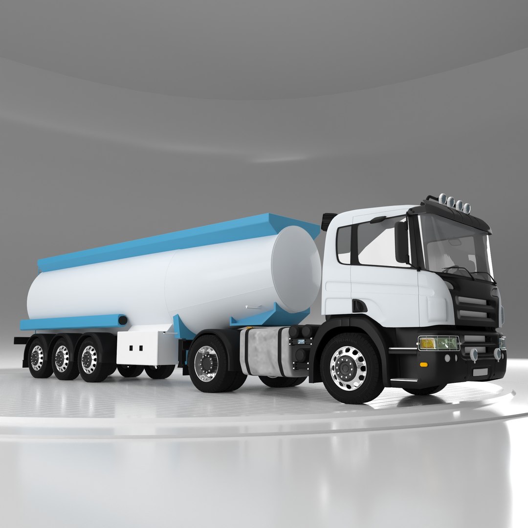 3D Oil Truck Model - TurboSquid 1731029