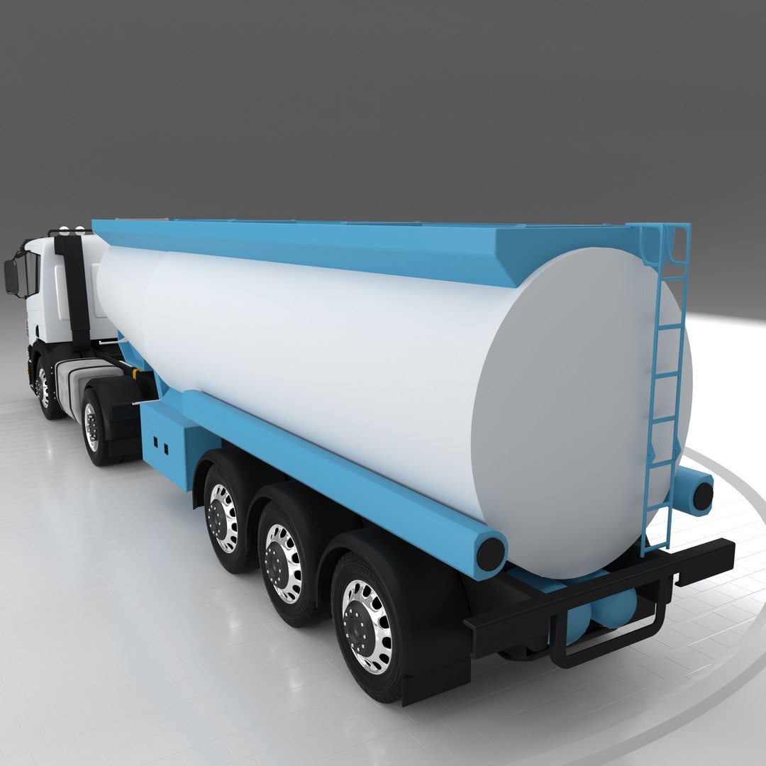 3D Oil Truck Model - TurboSquid 1731029