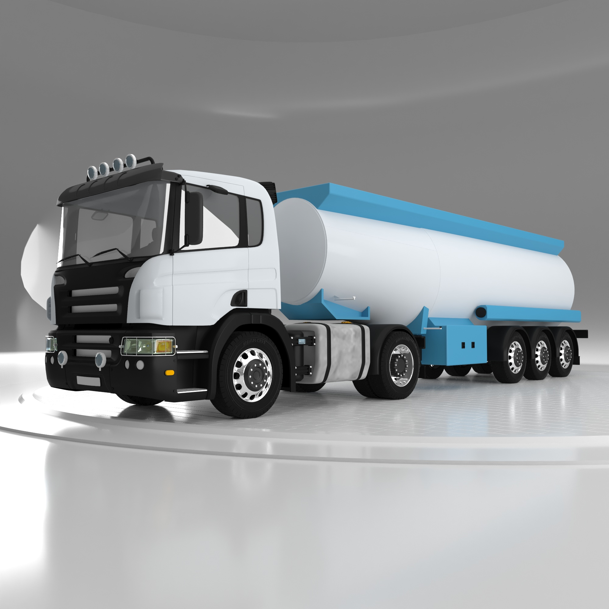 3D Oil Truck model - TurboSquid 1731029