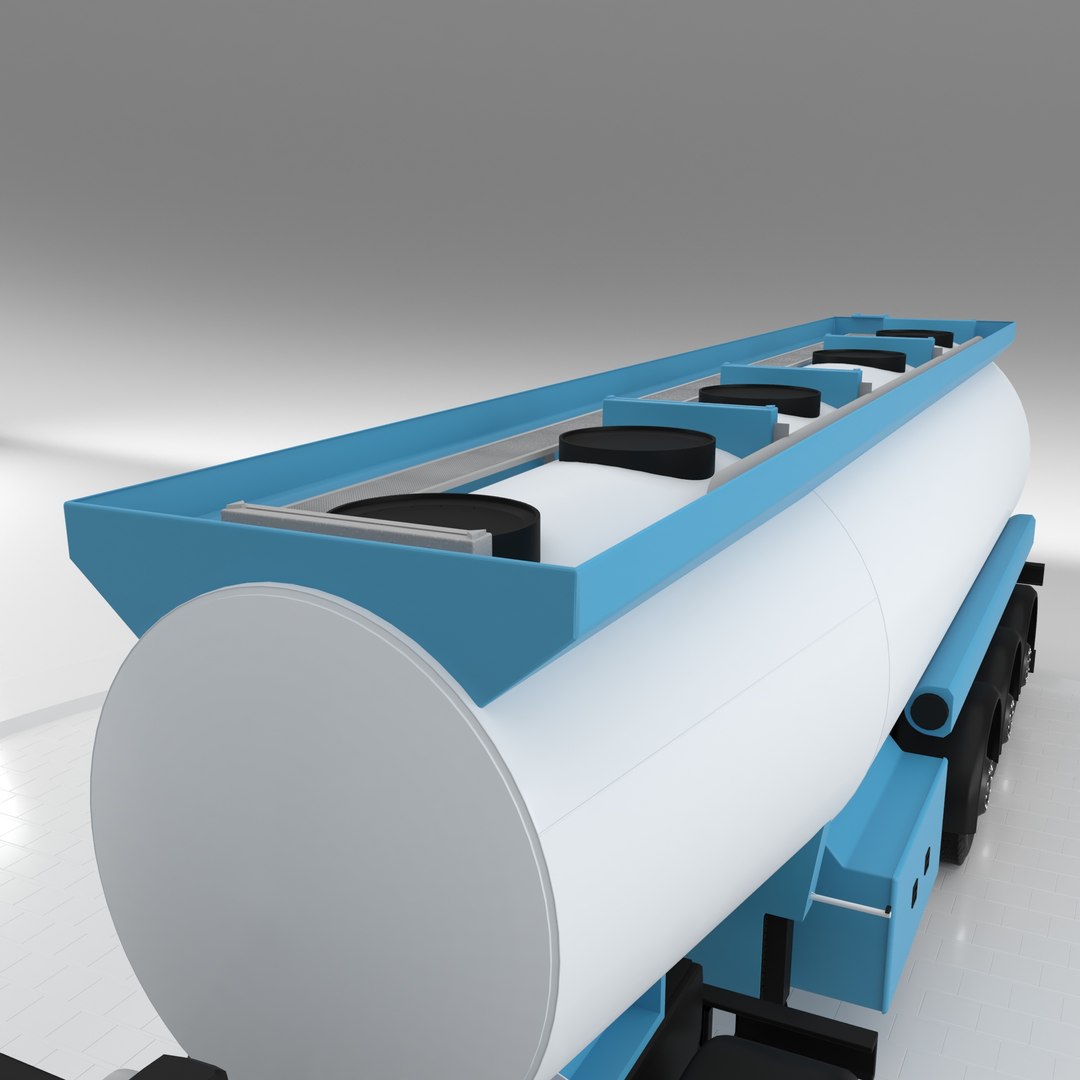 3D Oil Truck Model - TurboSquid 1731029
