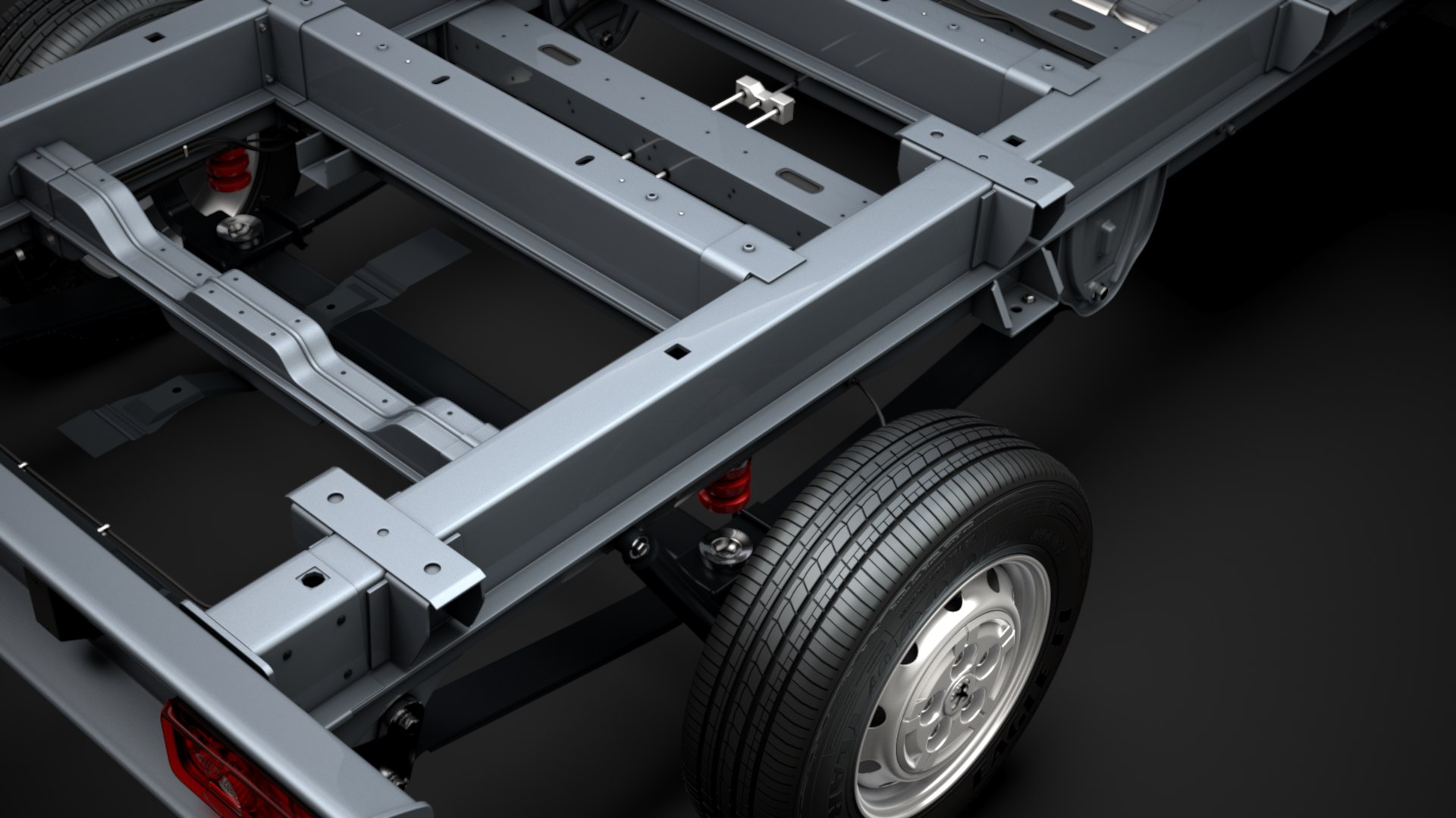 3D peugeot boxer manager chassis - TurboSquid 1457030