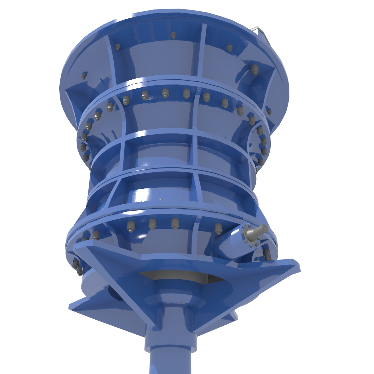 3D gyratory crusher model - TurboSquid 1347243