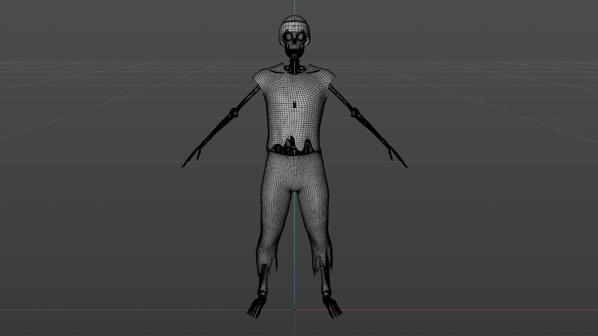 Scary Skeleton 3D model - TurboSquid 1983392