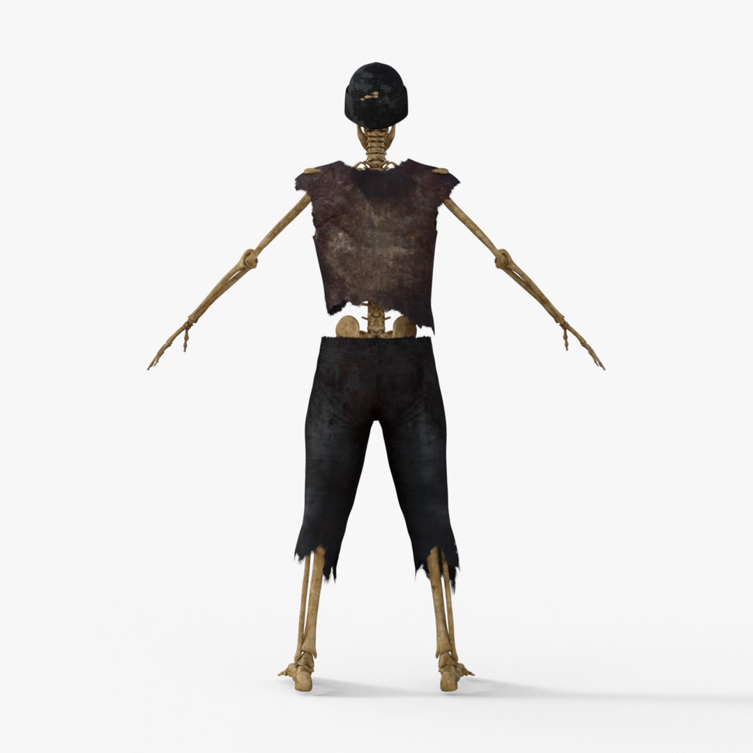 Scary Skeleton 3D model - TurboSquid 1983392