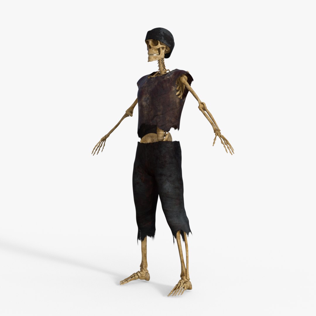 Scary Skeleton 3D model - TurboSquid 1983392
