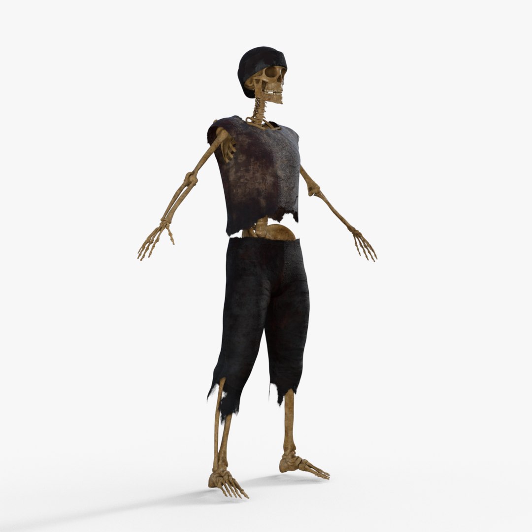Scary Skeleton 3D model - TurboSquid 1983392