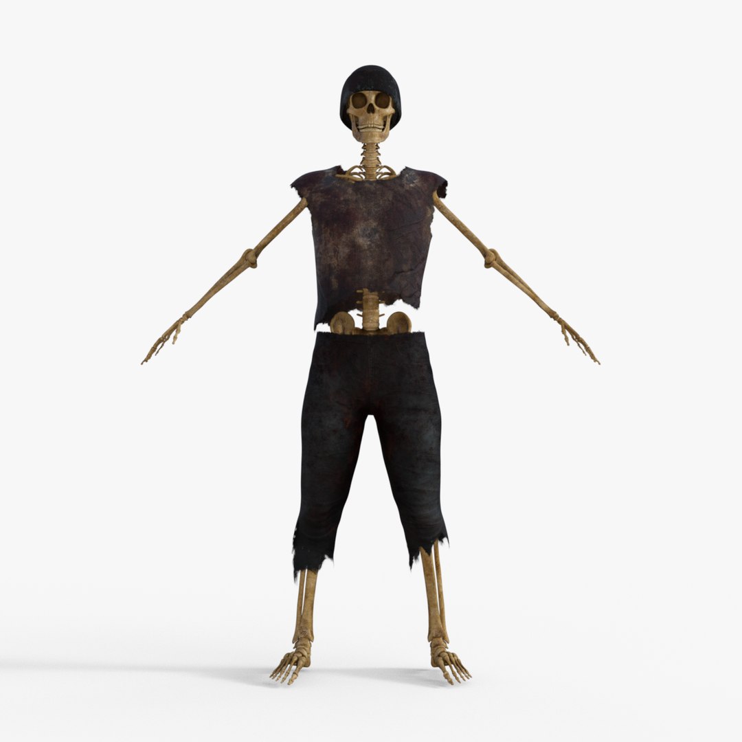 Scary Skeleton 3D model - TurboSquid 1983392