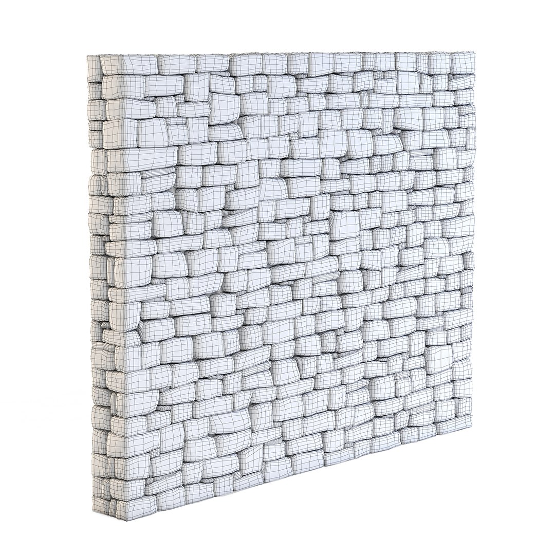 3D Forge Stone Wall - TurboSquid 2230905