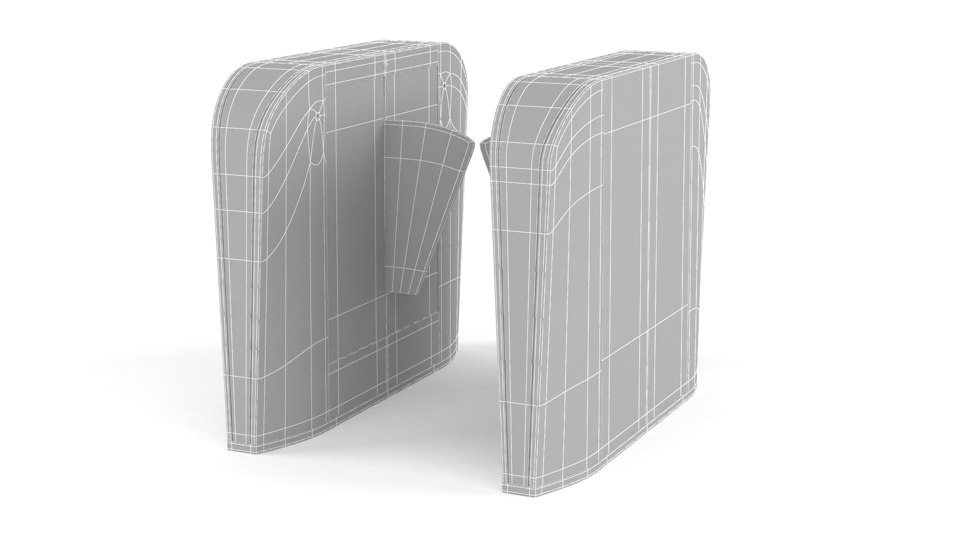 Turnstile Gate PBR 3D Model - TurboSquid 2517705