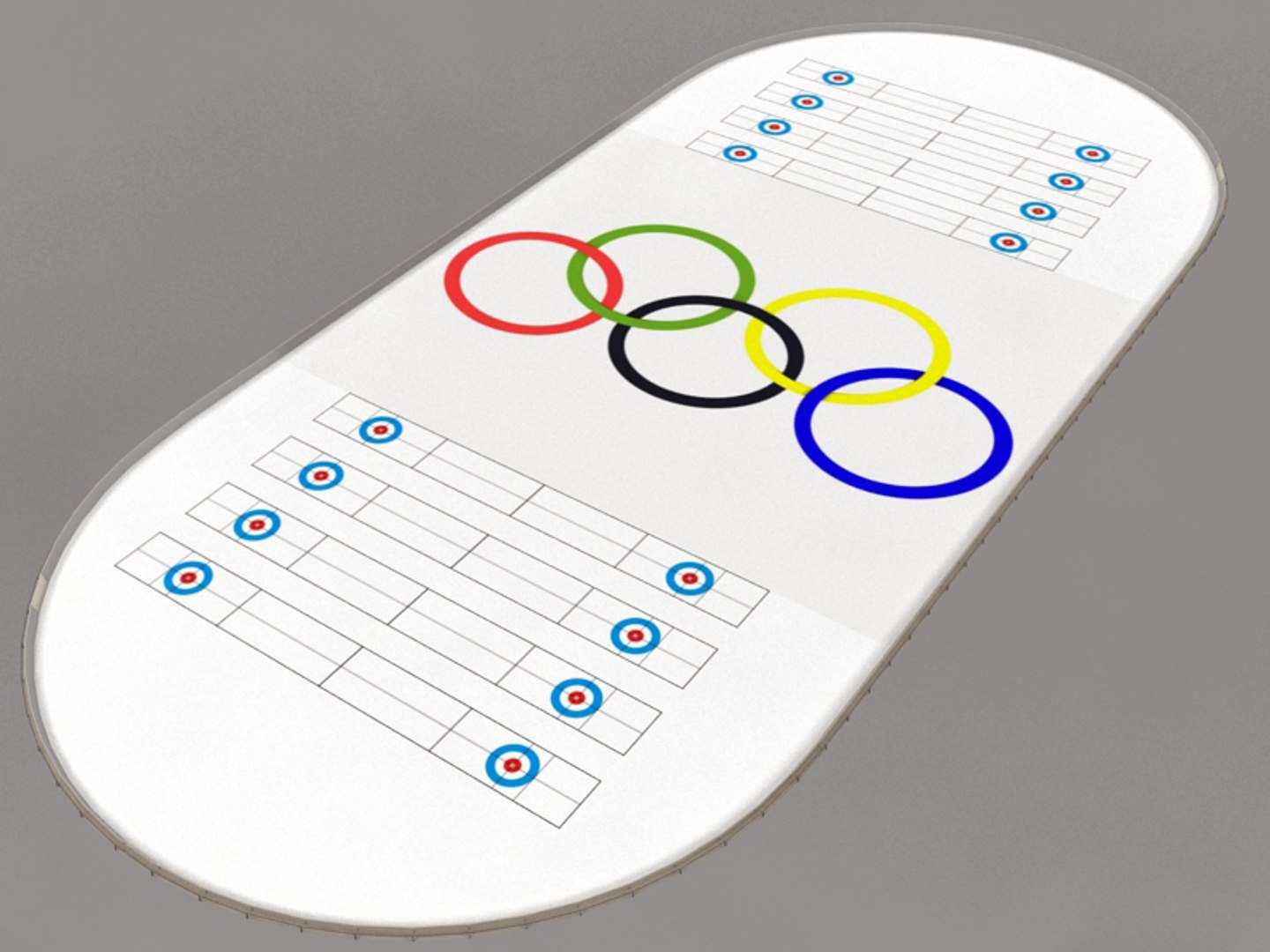 3d Model Curling Rink