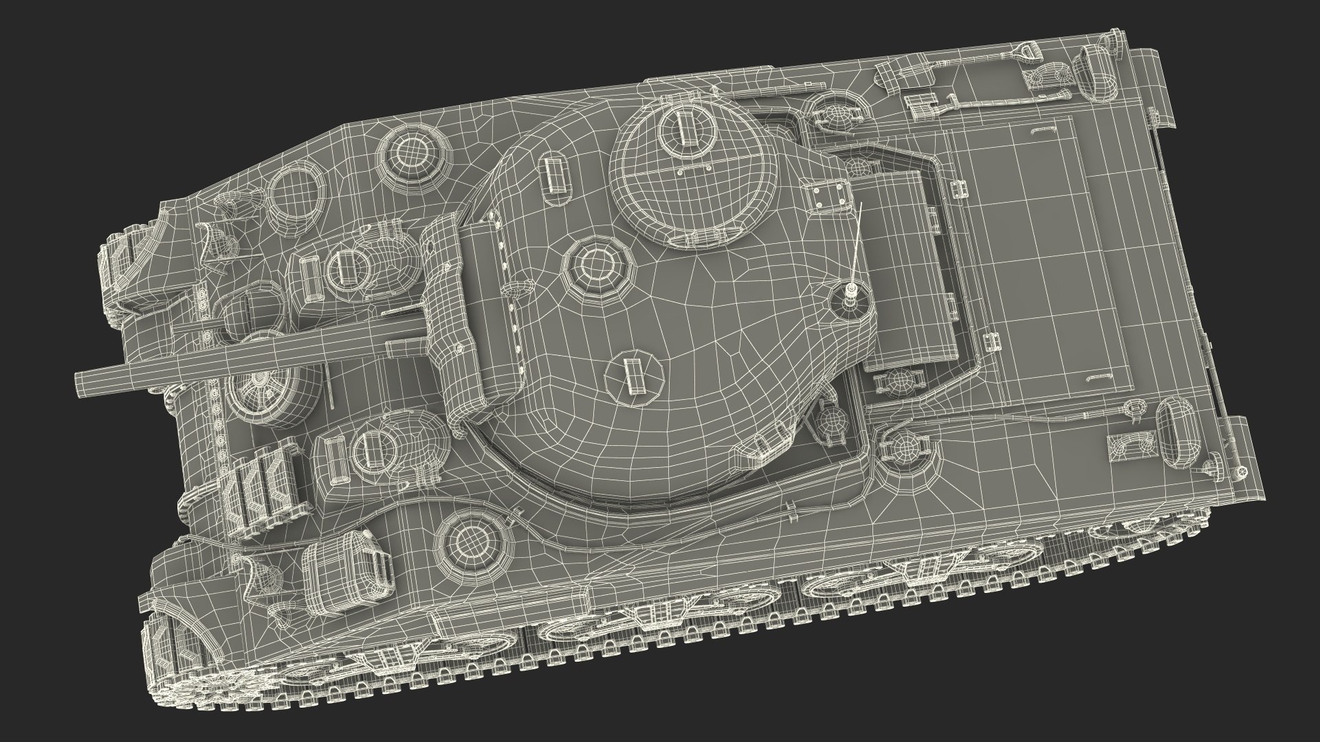 3D M4 Sherman Tank Rigged - TurboSquid 2270411