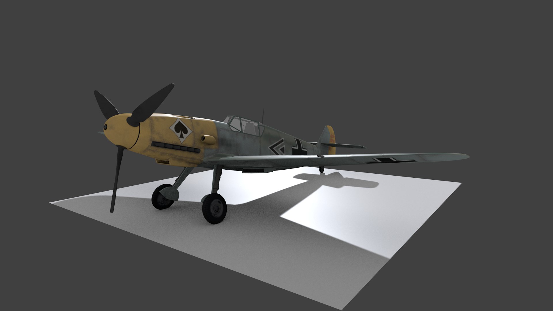 3d Me-109 109 Model