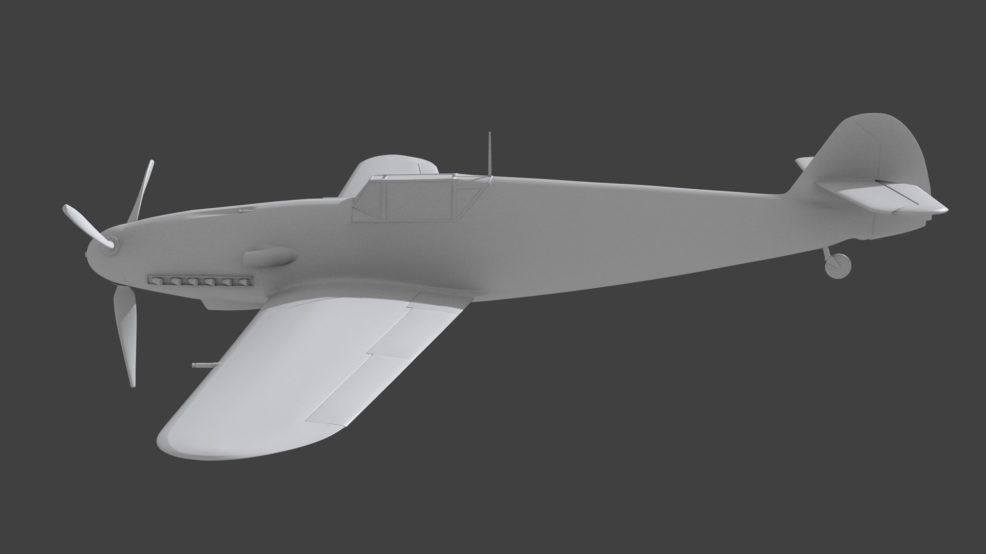 3d Me-109 109 Model