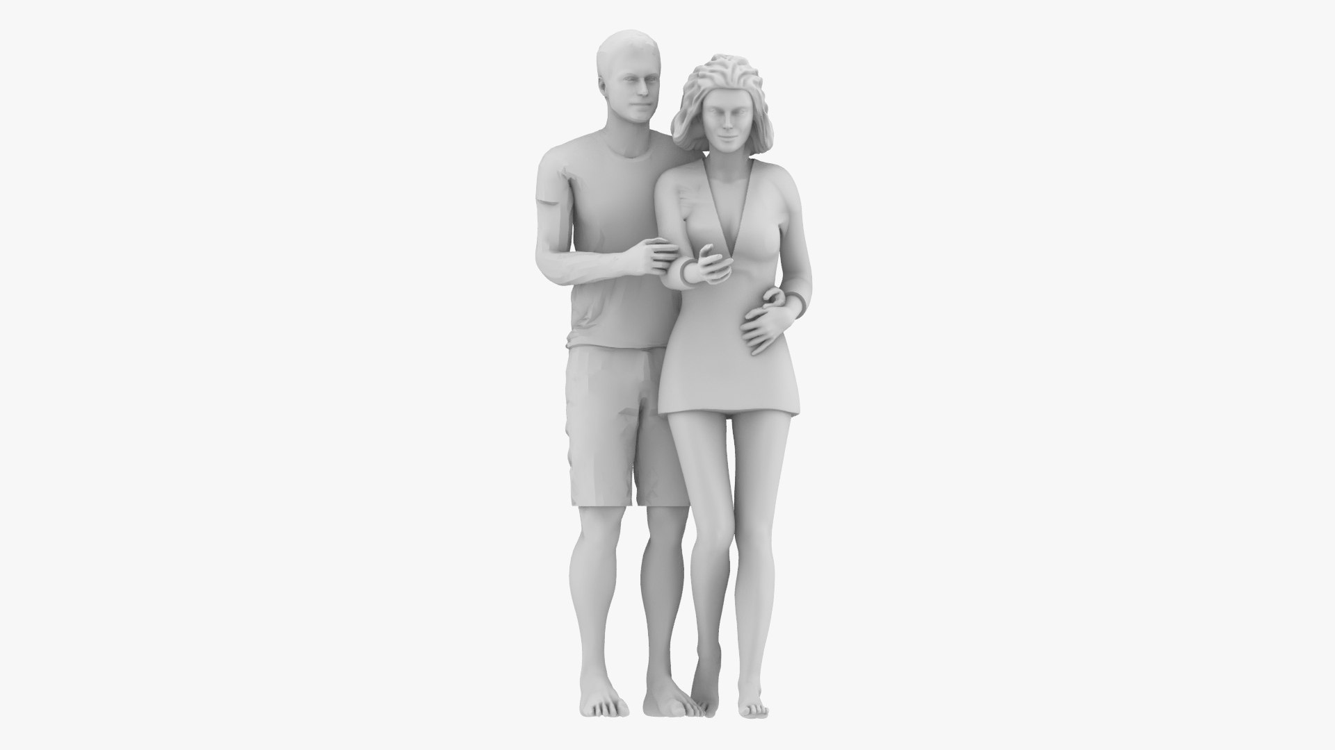Couple Dating 3D - TurboSquid 2240405