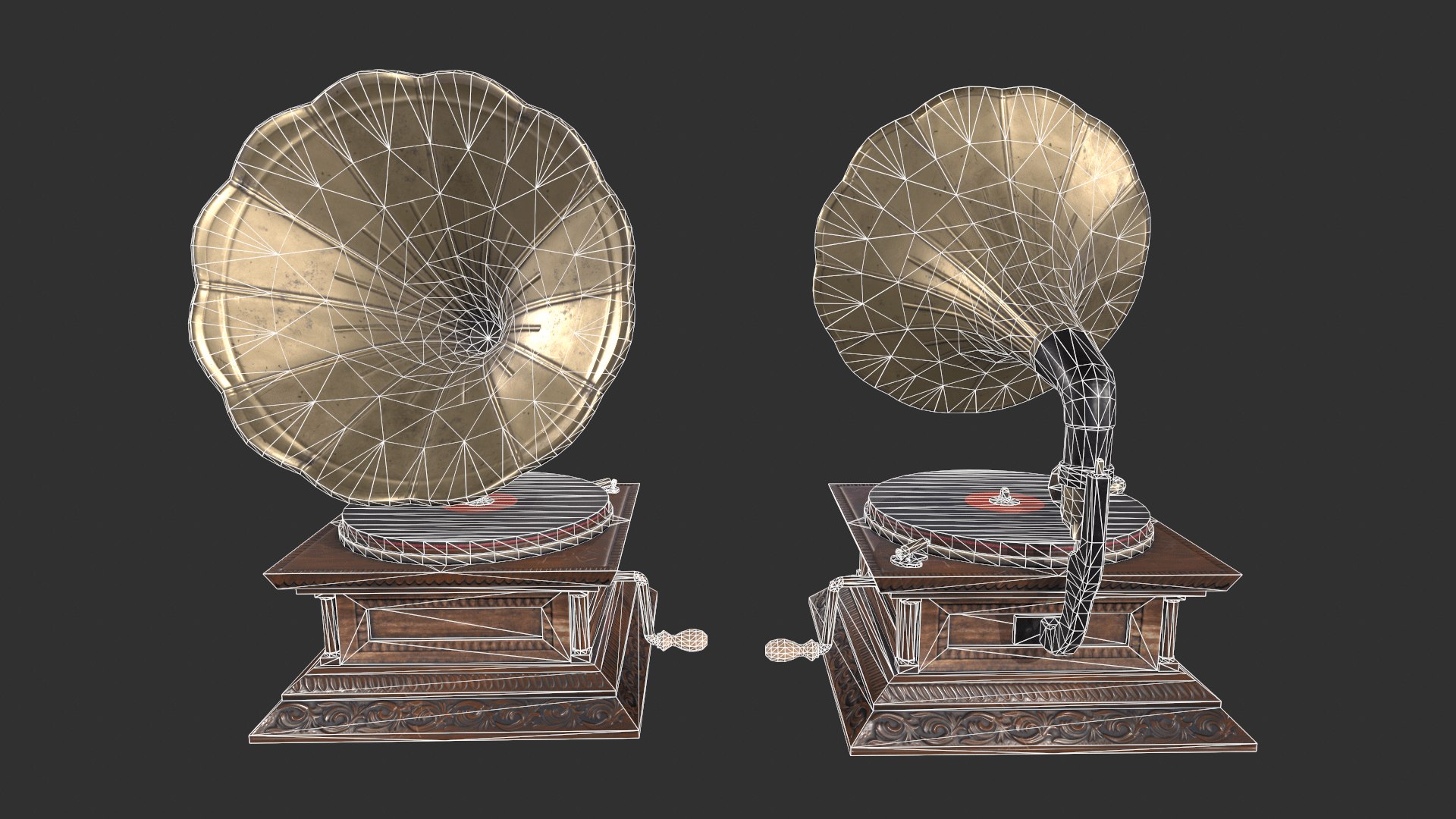 3D Phonograph - TurboSquid 1949406