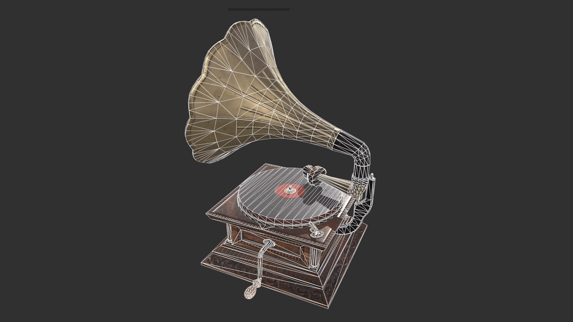 3D Phonograph - TurboSquid 1949406