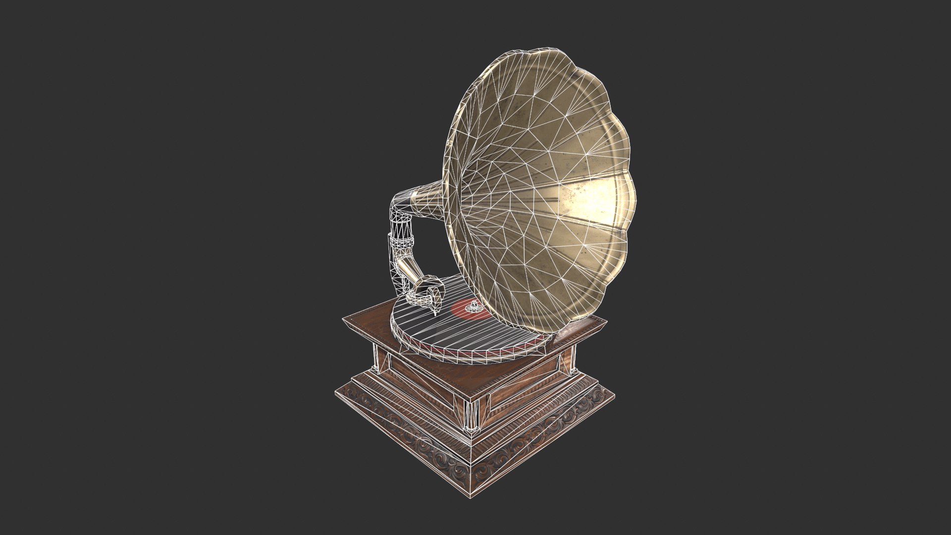 3D Phonograph - TurboSquid 1949406