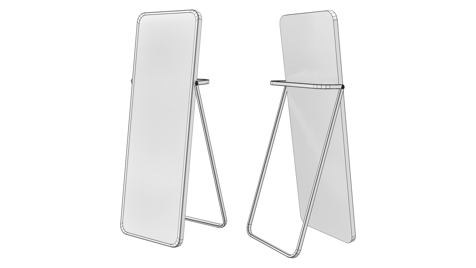 Standing Mirror 3D Model - TurboSquid 1808954