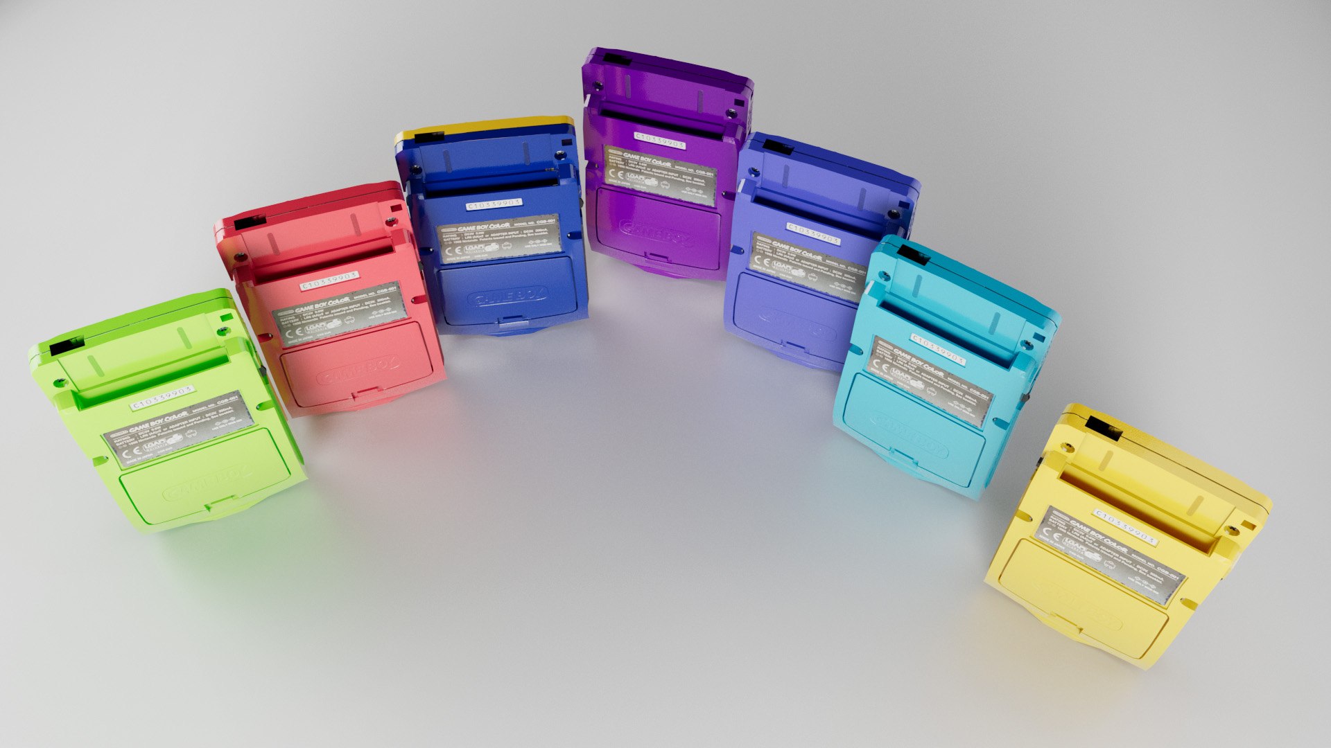 3D Nintendo Gameboy 6 Colors And One Collector - TurboSquid 2086738