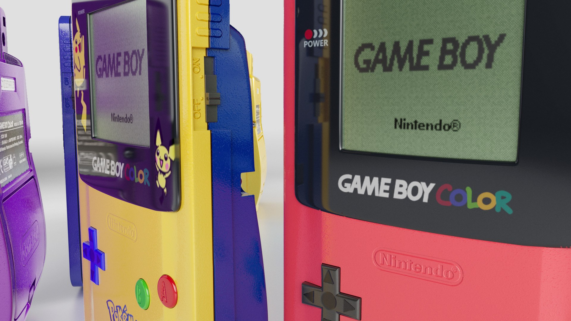 3D Nintendo Gameboy 6 Colors And One Collector - TurboSquid 2086738