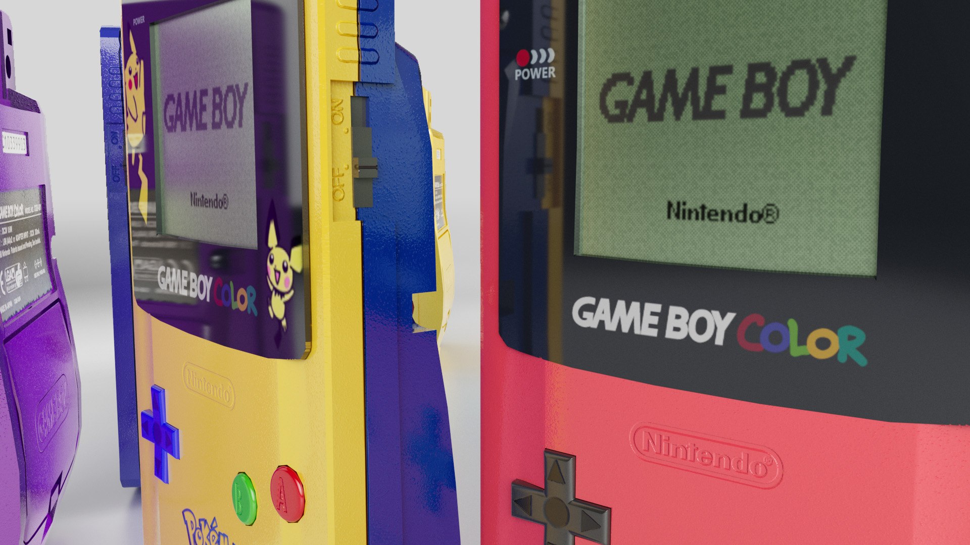 3D Nintendo Gameboy 6 Colors And One Collector - TurboSquid 2086738
