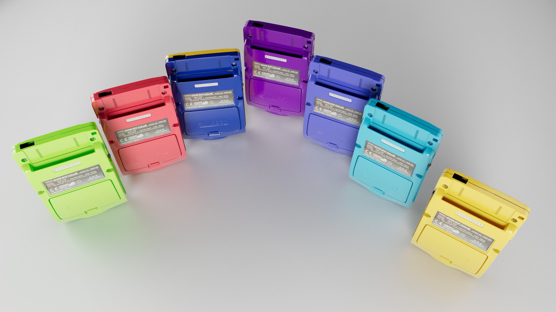 3D Nintendo Gameboy 6 Colors And One Collector - TurboSquid 2086738