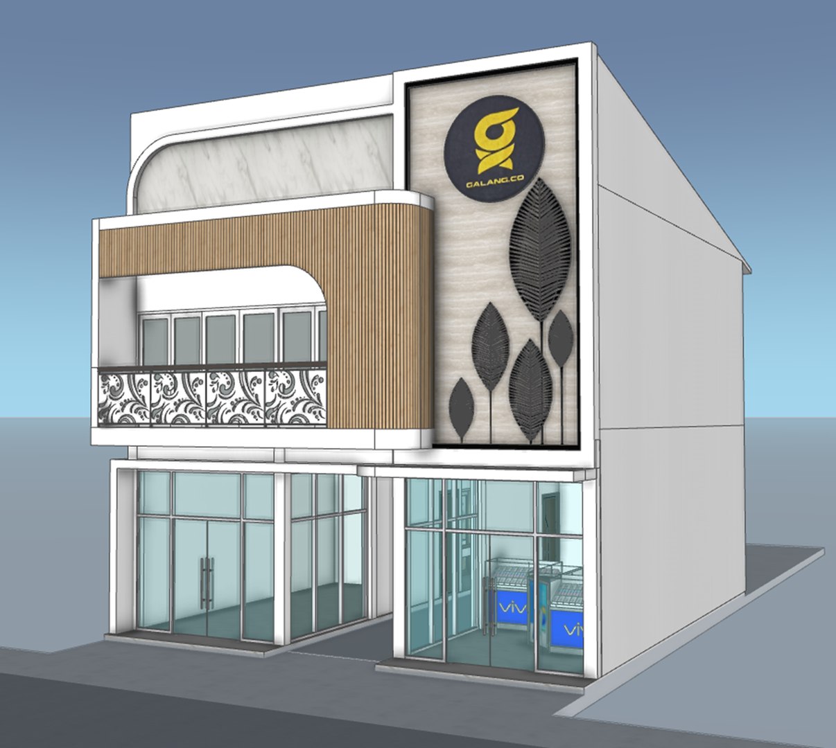 3D RUKO SHOP BUILDING - TurboSquid 2393304