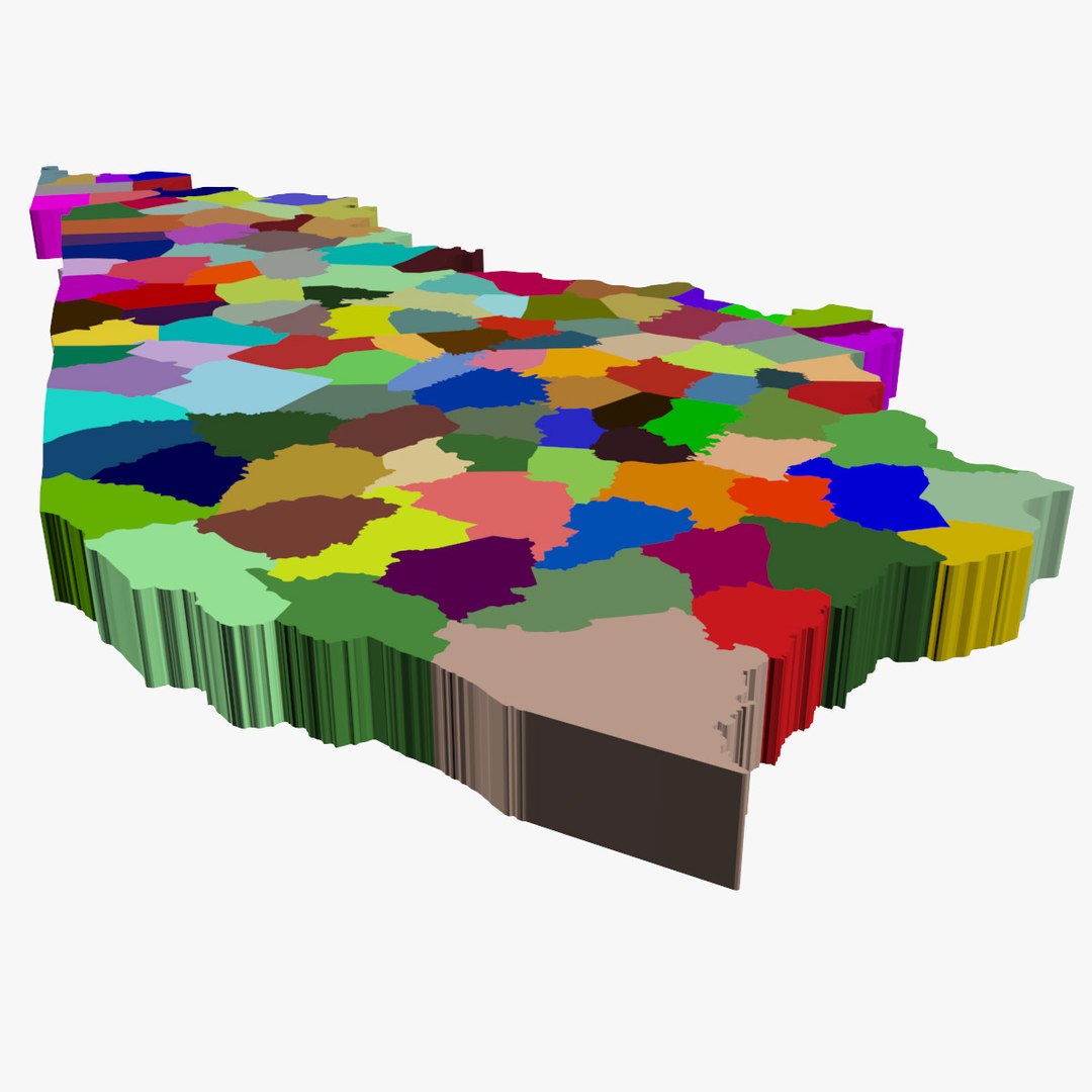 3d counties kentucky model