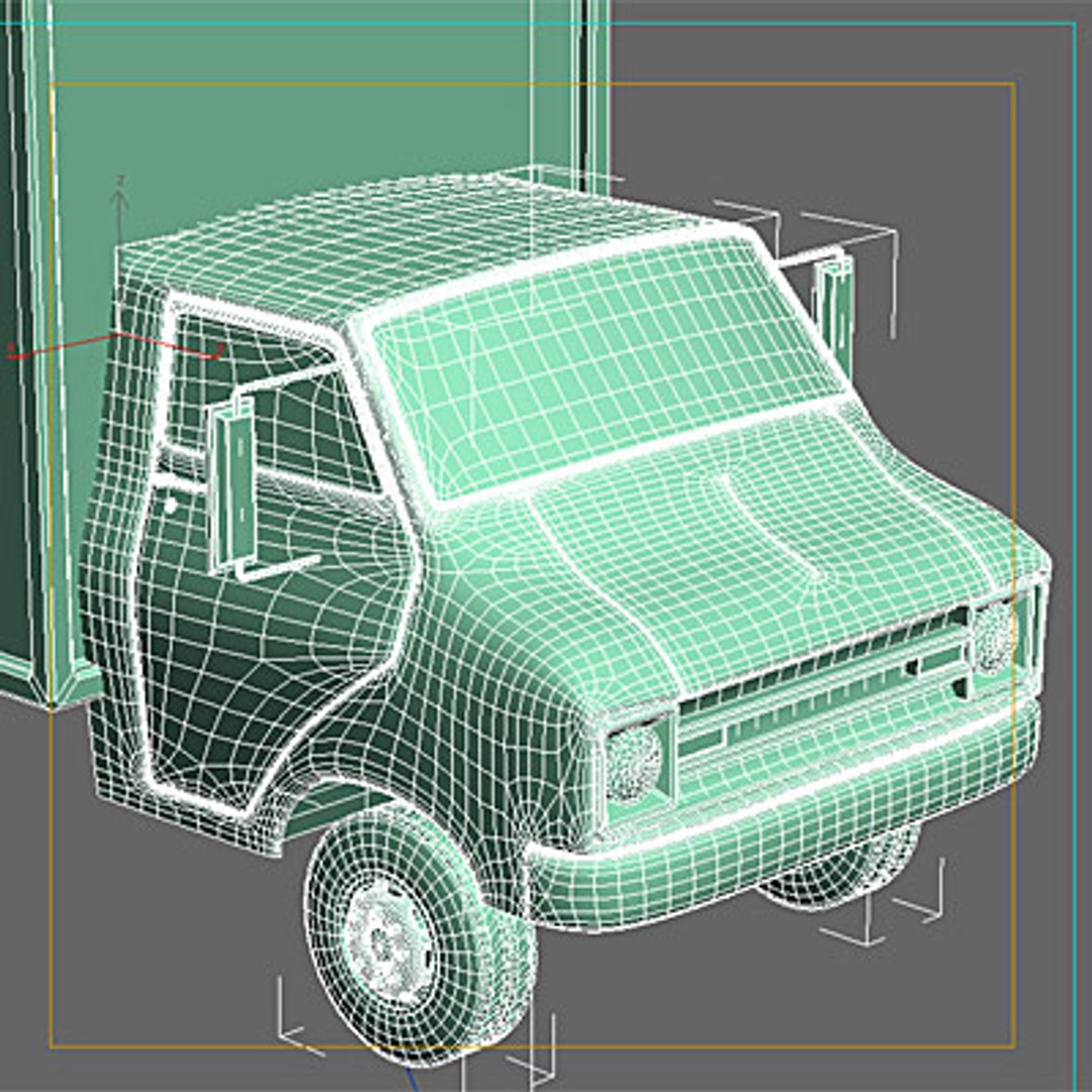 3d Model Truck Delivery